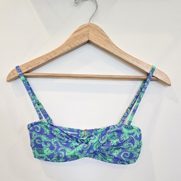 Lilly Pulitzer | Swim | Lilly Pulitzer Keene Bandeau Twist Bikini Top ...